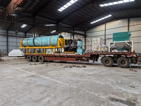 Rotary Drum Granulation Sent To Liangshan Sheng Hong
