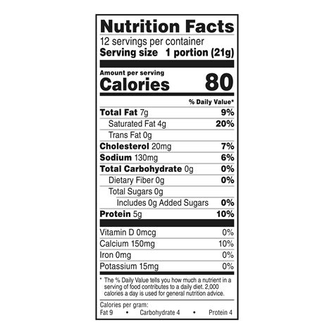 Colby Jack Sliced Cheese Nutrition at Gabriel Basser blog