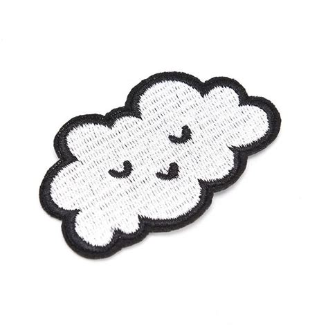 Cloud Patches For Clothing Iron On Embroidered Sew Applique Cute Patch