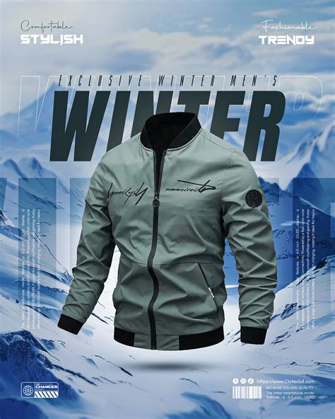 Winter Special Jacket Poster Design 3 Images Behance