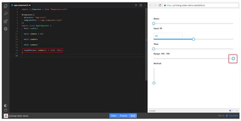 Range Slider Cannot Be Changed When Initialized With Maximum Value Issue Primefaces