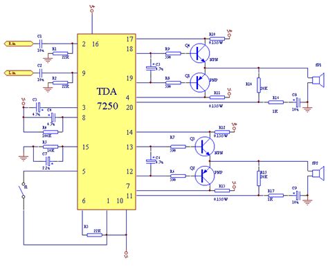Make 100w Power Amplifier Driven By Tda7250