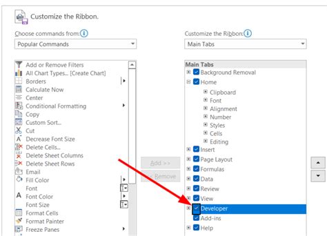 How To Add The Developer Tab In MS Excel OfficeBeginner