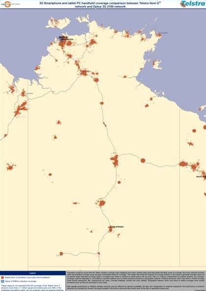Maps Telstra Mocks Optus Mobile Coverage With New Maps Itnews
