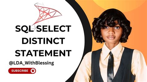 Sql Select Distinct Statement Sql For Beginners Youtube