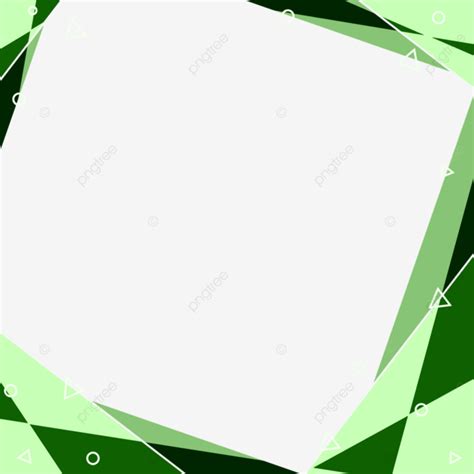 綠色幾何邊框 幾何學 綠色 綠色邊框素材圖案PSD和PNG圖片免費下載