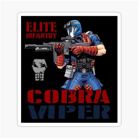 Cobra Viper Elite Infantry Sticker For Sale By Aliberalino Redbubble