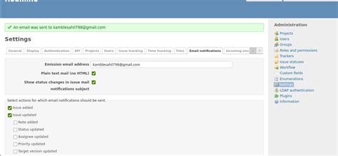 Defect Smtp Gmail Configuration Is Not Working For Redmine Set
