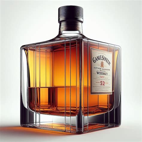 Premium Psd Hyper Realistic Vector Art Bottle Single Malt Scotch