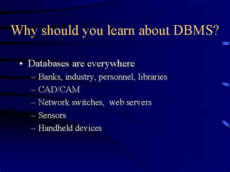 Implementation Of Database Management Systems Krithi Ramamritham Why