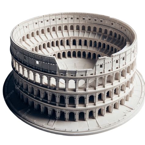 3차원 콜로세움 콜로세움 고립된 백색 위에서 모델 의 건축과 역사 상징 로마 이탈리아 3차원 콜로세움 고립된 Png 일러스트 및 이미지 에 대한 무료 다운로드