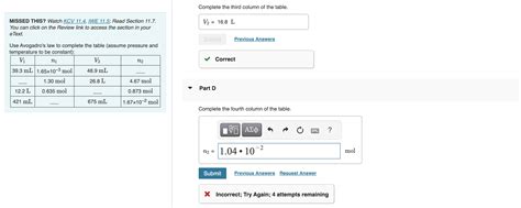 Solved Complete The Third Column Of The Table MISSED THIS Chegg