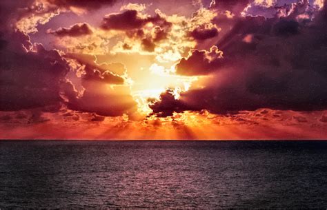 Light Rays Sunset Openclipart
