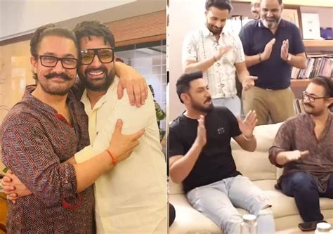 Aamir Khan Was Seen Enjoying Gippy Grewal Kapil Sharma Song With A