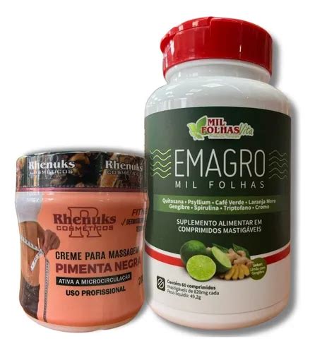 Emagro 60 Comprimidos Mil Folhas Vita Redutor De Medidas Parcelamento Sem Juros