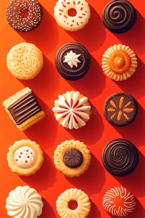 A Colorful Display Of Various Cookies Celebrating National Cookie Day Featuring An Array Of