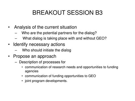 PPT BREAKOUT SESSION CHARTER PowerPoint Presentation Free Download ID 4598181