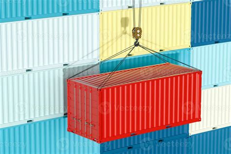 Container And Weightlogistics And Transmission3d Rendering 27861950