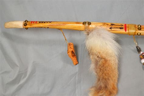 Native American Ceremonial Peace Pipe Catlinite And Wood Hand Carved