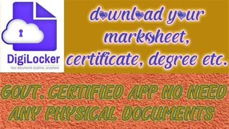Digilocker Download Marksheet Certificate Degree Aadhar Pan Card Driving Licence Fitinsh