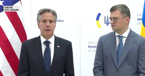 Secretary Blinken Arrives In Kyiv For An Unannounced Visit