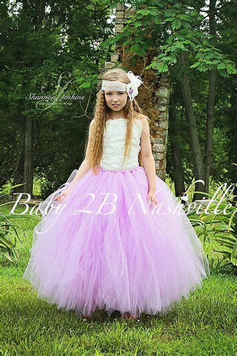 Lilac Lavender Wedding Flower Girl Dress Girl Dress All Etsy