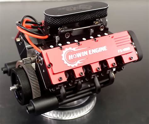 Worlds Smallest V8 Hits 10000 Rpm Engine Miniature 46 Off
