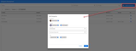 ESS Administrator Delegation Management Web