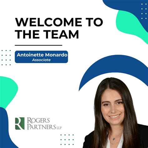Antoinette Monardo Joins Rogers Partners Rogers Partners Llp