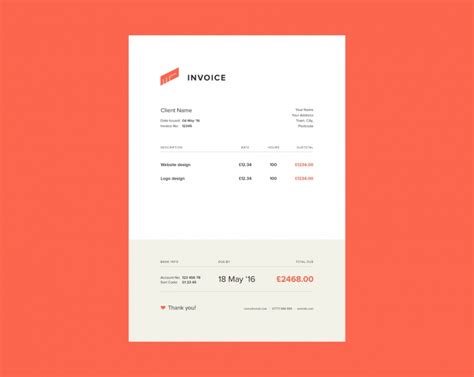 Invoice Template Freebie Ai