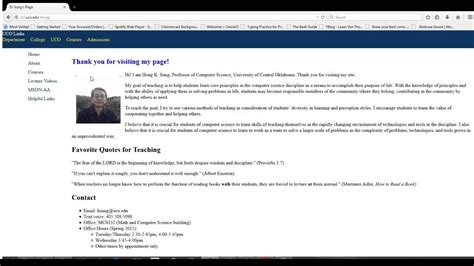 Webserver Prog1 Demo Youtube