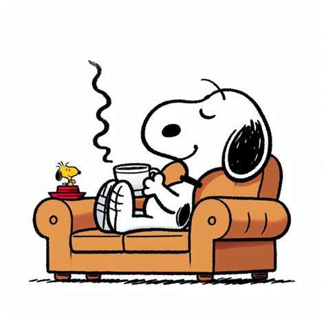 Personaje De Dibujos Animados Snoopy Foto Premium