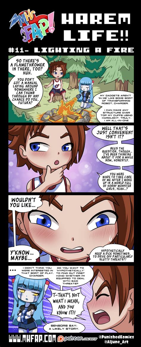 Mhfap Harem Life 11 Lighting A Fire By Punishedkom On Newgrounds
