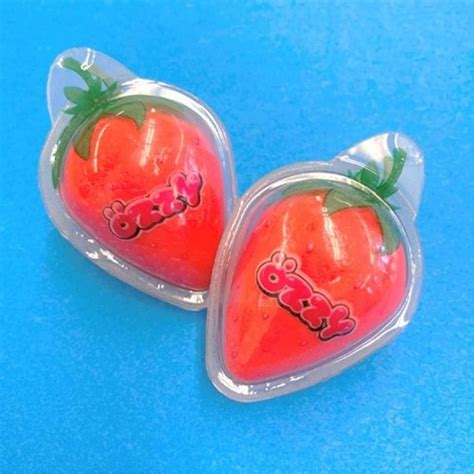 【送料無料】ozzy いちごグミ 4個入り オージー ストロベリーゼリーグミ イチゴグミ Strawberry Jelly Asmr