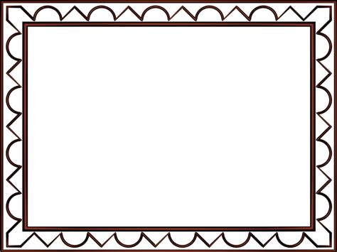 Shiny Metallic Artistic Loop Triangle Rectangular Powerpoint Border