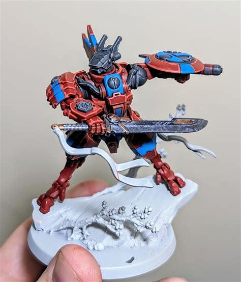Farsight Wip This Guy Has Too Many Edges Rtau40k