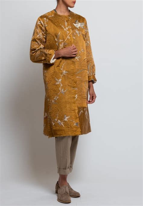 By Walid Chinese Panel Tanita Coat In Caramel Santa Fe Dry Goods