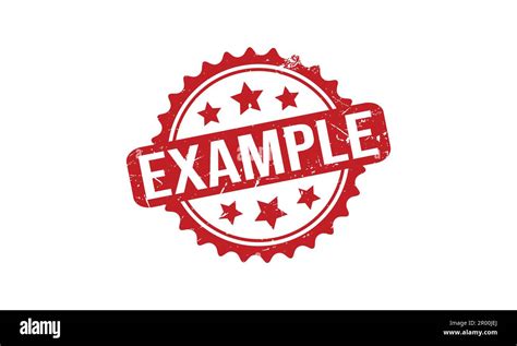 Example Rubber Stamp Seal Vector Stock Vector Image And Art Alamy