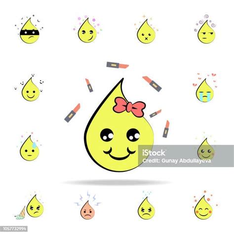 表情符號可愛的圖示用於 Web 和移動的表情符號圖示通用設置向量圖形及更多剪貼畫圖片 剪貼畫 卡通 吉祥物 Istock