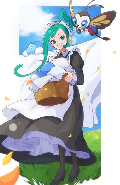 Swablu Lisia And Beautifly Pokemon And 1 More Drawn By Arutarika