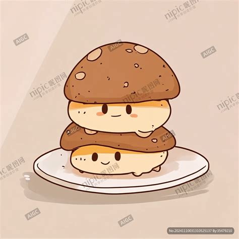 Ai创作图q版面包插画 形象蘑菇包 蘑菇拟人形象设计 欧包卡通形象 蘑菇拟人形象 Q版漫画汉堡包 菌菇插画设计 小磨菇卡通 真像蘑菇包 青杠菌插画 象形香菇包 原创卡通食品形象 招牌蘑菇包 大