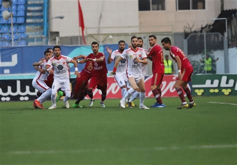 لیگ برتر فوتبال نساجی و پرسپولیس با تساوی به رختکن رفتند تسنیم