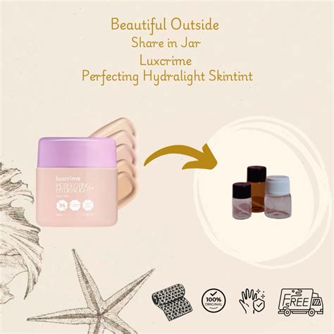 Jual Share In Jar Luxcrime Perfecting Hydralight Skin Tint Spf 35 Pa