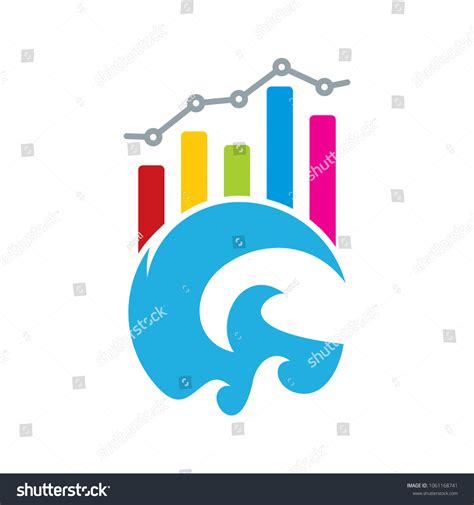 Wave Analytic Logo Icon Design Stock Vector Royalty Free 1061168741