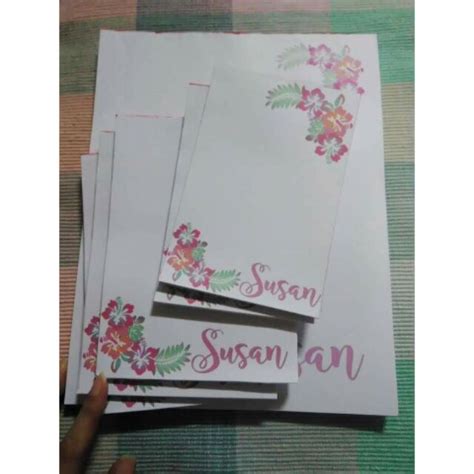 Customized Personalized Memo Pads Notepads Shopee Philippines