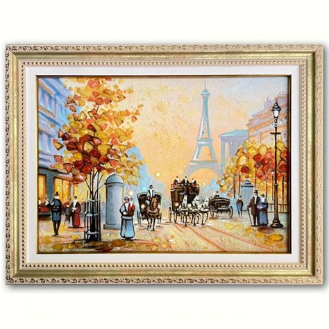 Пейзаж Французький променад з бурштину купити в Україні за привабливою ціною Ukraine Amber