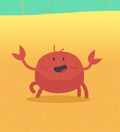 The Worlds Happiest Crab In Animated S