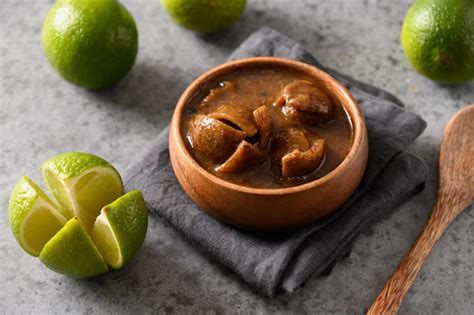 Premium Photo Sri Lankan Lime Pickle Of Lime Salt Chilli Pepper