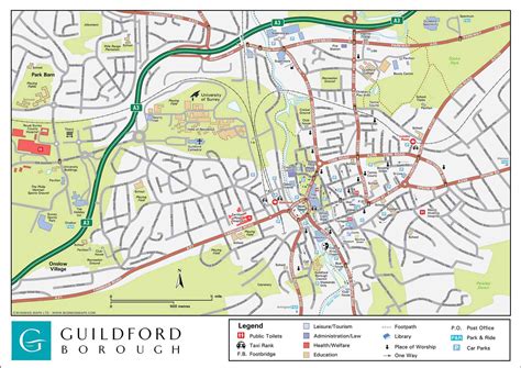 Map Of Guildford Hospital