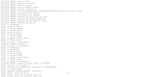 Server And Client Fails With Verification Of The Message Mac Failed After Successful Handshake